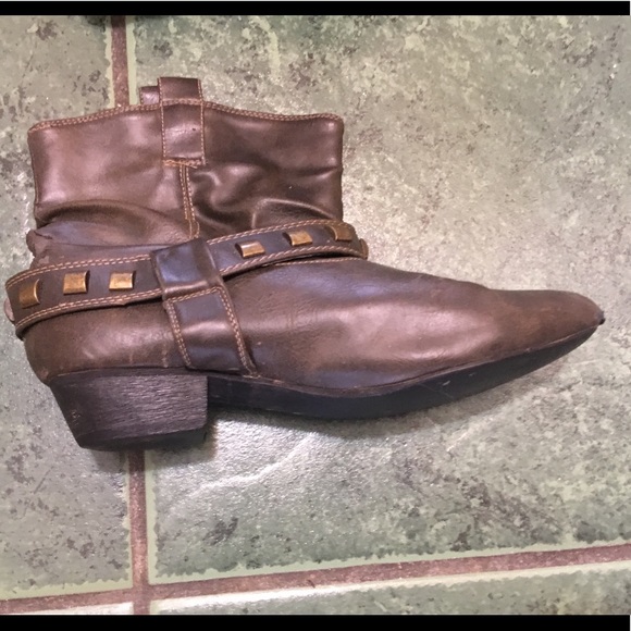 Wanted | Shoes | Wanted Brown Leather Boots Size 55 | Poshmark